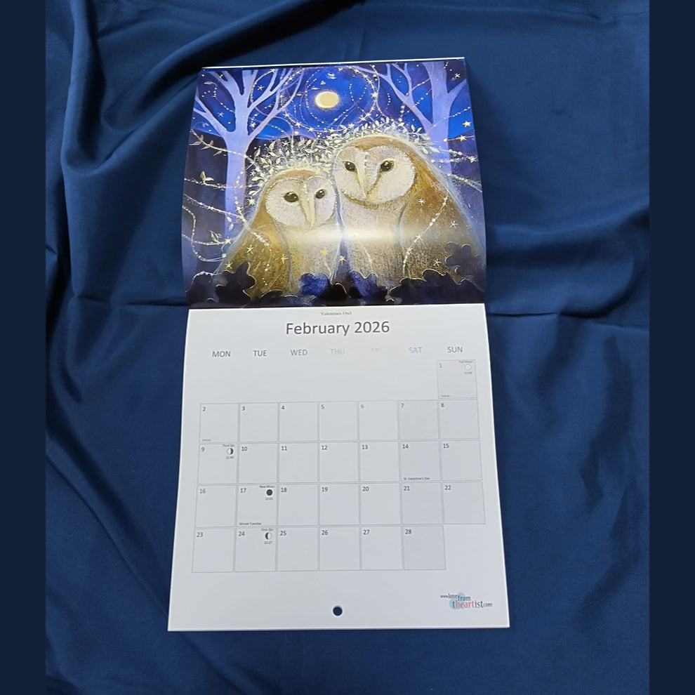 Hannah Willow's 2026 Pagan and Wildlife Calendar – Moondragon